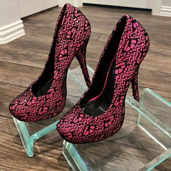 Shiekh | Shoes | Sheikh Lace Platform Stiletto Heels | Poshmark